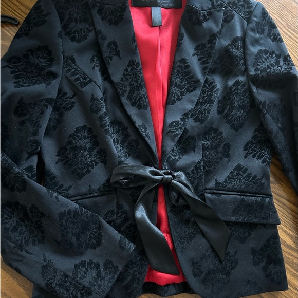 Apostrophe | Jackets & Coats | Apostrophe Red Satin Lined Blazer | Poshmark